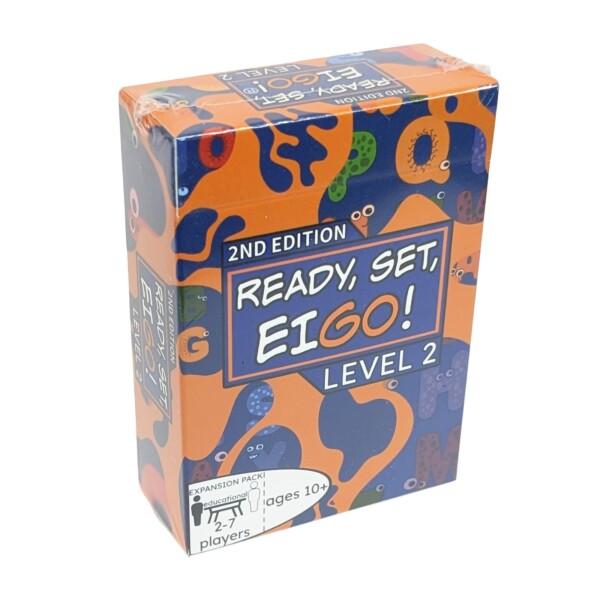 (2025 2nd EDITION) READY, SET, EIGO Card Game LEVEL 2 EXPANSION「レディー、セット、エイゴ カードゲーム」英語カードゲーム 楽しく英語を学ぶゲーム LEVEL 2 カードパック ...