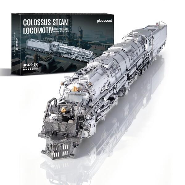 Piececool (ピースクール) 立体パズル 金属製 蒸気機関車 ビッグボーイ 3dパズル 組み立て必要 接着剤不要 難易度5つ星 中級者 大人向け商品コード：49081133533型番：HP429-SK難易度:☆☆、パーツ数:646、...
