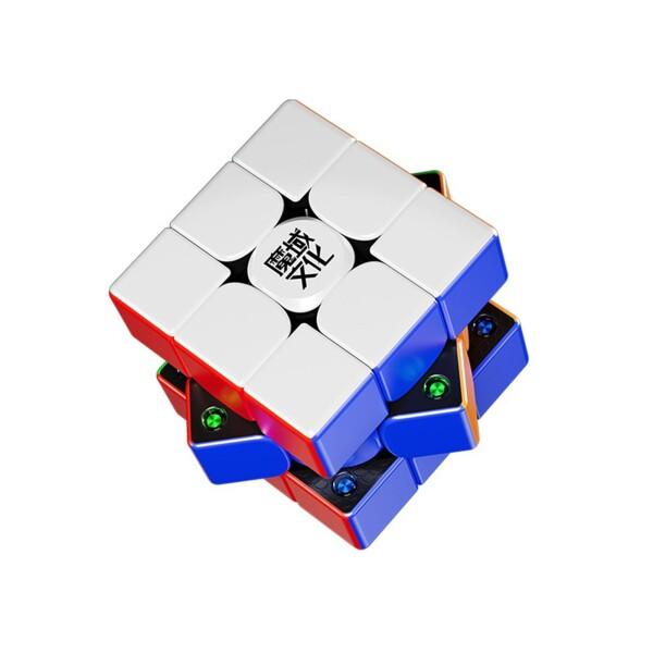 Moyu Weilong V11 SE 2025 スピードキューブ 3x3 ステッカーレス パズルキューブ 調整可能なテンション 3x3 スムーズ プロ仕様 マグネティック マスターキューブ (マグネティックマットバージョン)商品コード：4...