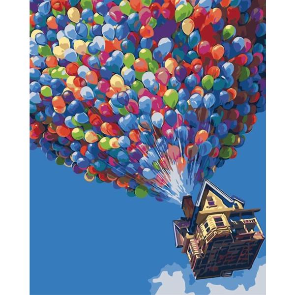 AAJJCENS 数字油絵 数字キット塗り絵 手塗り DIY絵 デジタル油絵 40 x 50 cm ホーム オフィス装飾 -バルーン商品コード：49081134040型番：201802121846サイズ：フレームレスカラー：スタイル2サ イ...