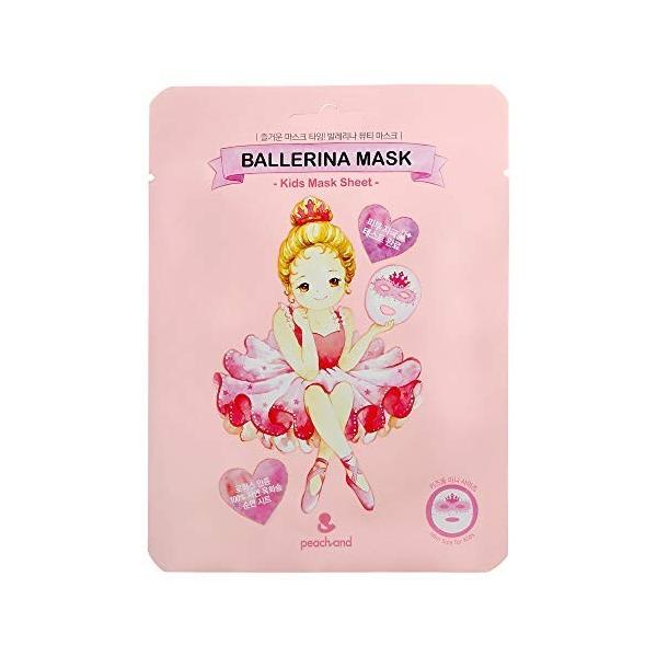 Peachand 子供用 マスクシート ピーチアンド プリンセスマスクパック フェイスパック (10枚) 安全成分 キッズコスメ プレゼント ギフト用 子供化粧品 子供メイク 人気 おしゃれ 子供コスメ かわいい商品コード：49081134510
