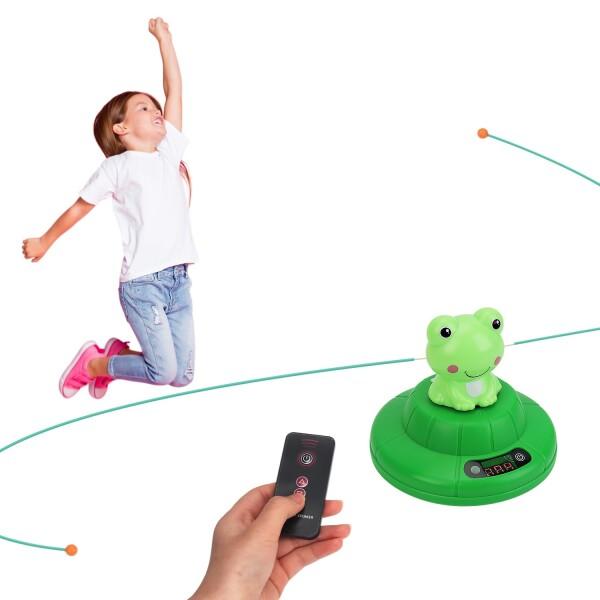 Absdefen スマート縄跳びマシン 電動縄跳びマシーン 自動縄跳び機 なわとび おもちゃ 飛びやすい 運動器具 静音設計 リモコン 20段階速度調整 子供 小学生向け 家庭用 トレーニング用 室内/屋外 外遊び 男の子 女の子 プレゼン...