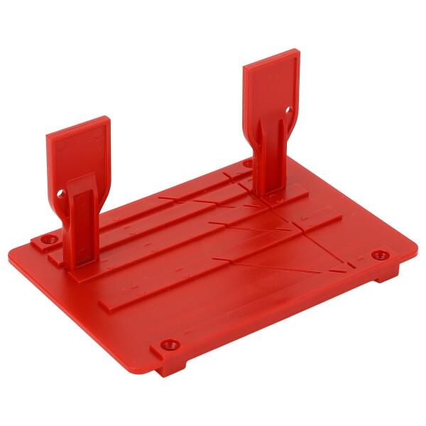 Revoxsonido オープンリールツーリールテープ用テープスプライシングキット カセットテープスプライシングセット付き、1、1/2、1/4、1/8 インチテープ用修復ツール、ABS 素材、丈夫で耐摩耗性 (赤)商品コード：4908113...