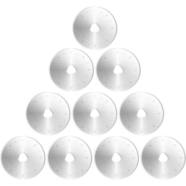 DROGIA ロータリーカッター替刃直径 円形刃 28mm 10枚入り商品コード：49081135566型番：B0FKKTB72V円形替え刃はすべてのロータリーカッターに適合するように設計されています高品質の日本製スチール(SKS-7)を長...