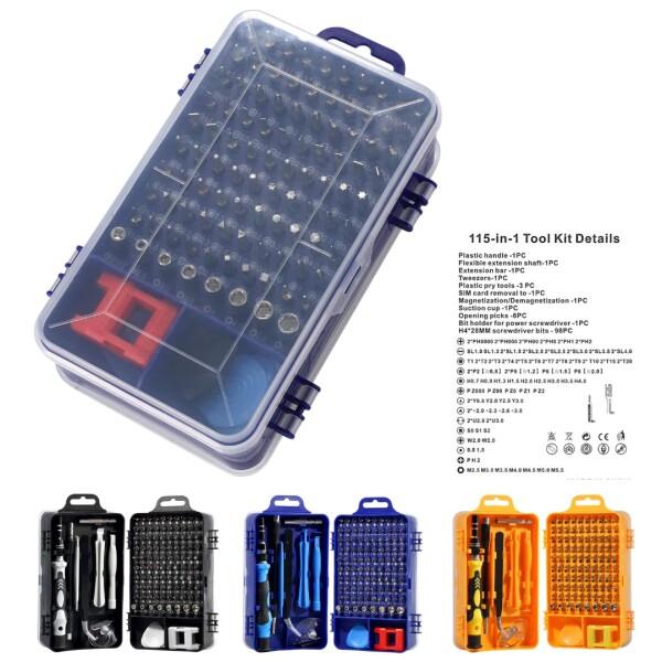 MUTSUMI TOOLMATE115個のパーツが入った精密ドライバーセット 工具 スクリュードライバー トルクス プラスマイナス 三角 六角 星型 y字 特殊ネジ対応 iPhone MacBook iPad スマホ PC パソコン タブレ...