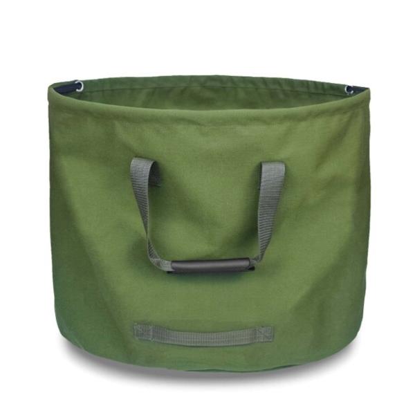 ガーデンバッグ 落ち葉袋 自立式 折り畳み 再利用可能な ガーデンバケツ 大容量 多機能 防水収草袋 リーフコレクター お庭の清掃 ごみ落ち葉の処理用 園芸用 農作業 収納専用(グリーン)商品コード：49081135607サイズ：直径約55...