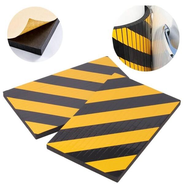 2枚セット ガレージ プロテクター 車 ドアガード コーナーガード 警告色 駐車場 壁 駐車ガレージ用 保護フォーム 車庫 倉庫 物流 キズ防止 プロテクター 壁保護 車 ガレージ コーナーパッド セーフティ 安心 クッション 分厚い やわ...