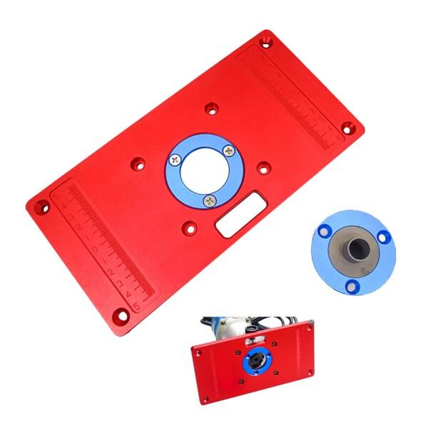 シャンディニー ルーターテーブル用 アルミ製 インサートプレート トリマー 木工 加工 ガイド プレート 作業補助 DIY 工具 木工ツール キット商品コード：49081137457型番：2025-10-03-FT1135-02【人気のプレ...