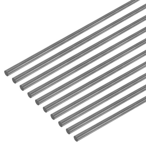 M METERXITY 10パックのカーボンファイバーロッド、200mmの長さ2mmの直径のカーボンファイバーソリッドクッションポール、RC飛行機/DIYクラフト/クアッドコプターアーム/スケールモデルカイトウィングチューブ用(7.87 x...