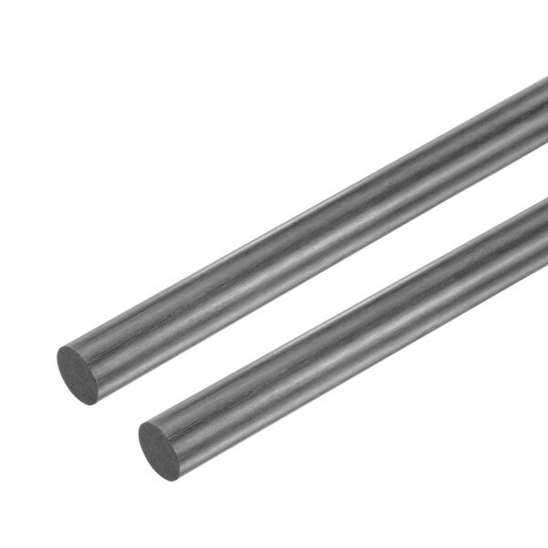 M METERXITY 2パックのカーボンファイバーロッド、400mmの長さ8mmの直径のカーボンファイバーソリッドクッションポール、RC飛行機/DIYクラフト/クアッドコプターアーム/スケールモデルカイトウィングチューブ用(15.75 x...