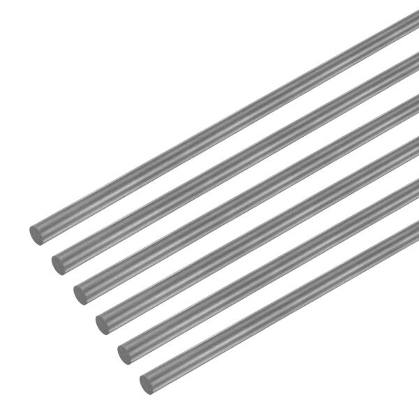 M METERXITY 6本入りのカーボンファイバーロッド、400mmの長さ3 mmの直径のカーボンファイバーソリッドクッションポール、RC飛行機/DIYクラフト/クアッドコプターアーム/スケールモデルカイトウィングチューブ用(15.75 ...