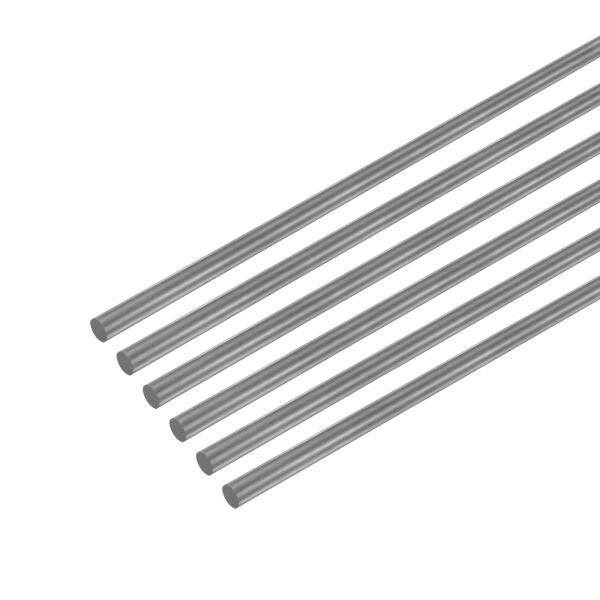 M METERXITY 6本入りのカーボンファイバーロッド、長さ200mm 直径2.5mmのカーボンファイバーソリッドクッションポール、RC飛行機/DIYクラフト/クアッドコプターアーム/スケールモデルカイトウィングチューブ用(7.87 x...