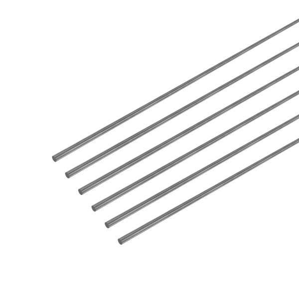 M METERXITY 6本入りのカーボンファイバーロッド、長さ400mm 直径2.5mmのカーボンファイバーソリッドクッションポール、RC飛行機/DIYクラフト/クアッドコプターアーム/スケールモデルカイトウィングチューブ用(15.75 ...