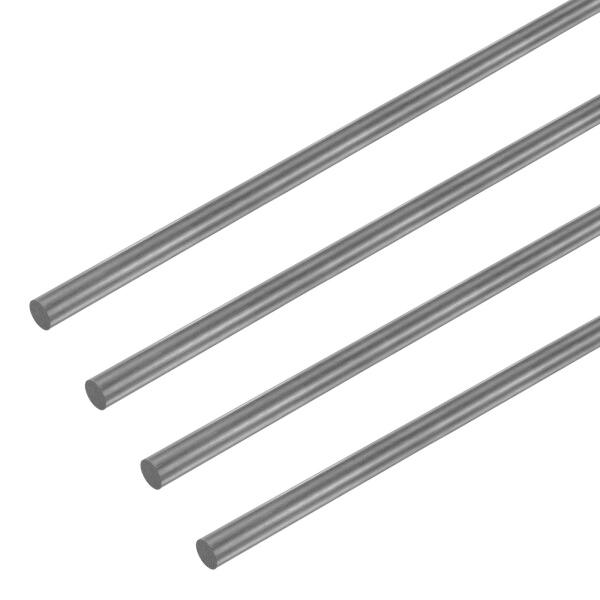 M METERXITY 4本入りのカーボンファイバーロッド、長さ400mm 直径4mm カーボンファイバーソリッドクッションポール、RC飛行機/DIYクラフト/クアッドコプターアーム/スケールモデルカイトウィングチューブ用 (15.75 x...