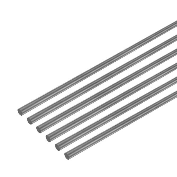 M METERXITY 6本入りのカーボンファイバーロッド、長さ200mm 直径1mmのカーボンファイバーソリッドクッションポール、RC飛行機/DIYクラフト/クアッドコプターアーム/スケールモデルカイトウィングチューブ用(7.87 x 0...