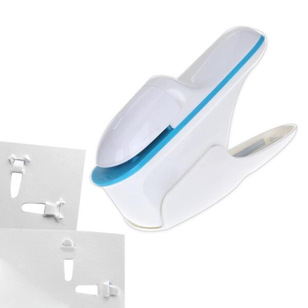 針なしホッチキス ノンステープラ 8枚綴じ 安全設計 コンパクト エコ 子供/オフィス用途商品コード：49081138301型番：SRTFINE-032-JPカラー：ホワイト【針不要で安全・環境に優しい】従来のステープル針が不要で、鋭い針先...