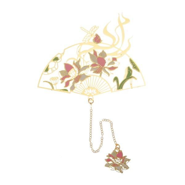 CAPASTEC しおり ブックマーク 栞 中国風 金属 友達 読者 本愛好家 読書用 オフィス用 プレゼント 夏の池商品コード：49081138494型番：qd002566a250415jpデザインのバラエティ: 複雑なパターンから風変わ...