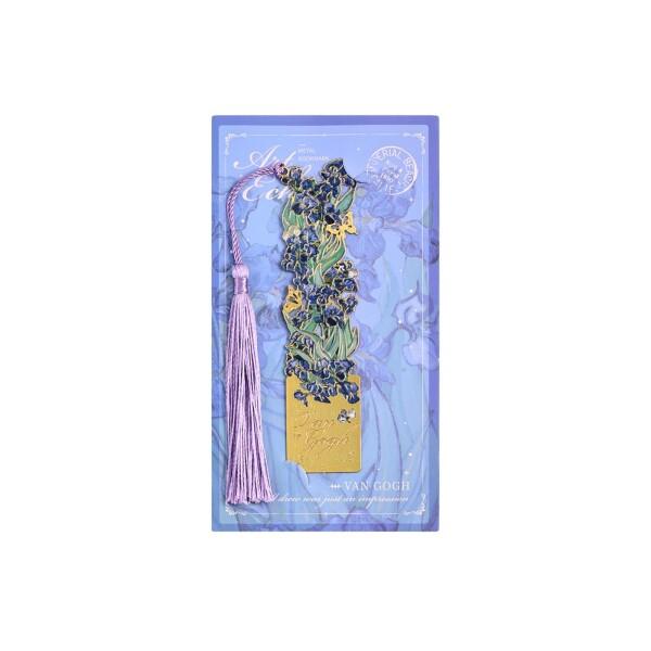 しおり 金属 栞 エレガント感 モネ ゴッホ レトロ調 絵画 名画 華やか バレンタインデーギフト ゴールド中空トリム ブックページマーカー 誕生日プレゼント 女性 女の子 教師 友人 本 恋人に 読書 勉強家 日用品雑貨 文房具 (アイリ...