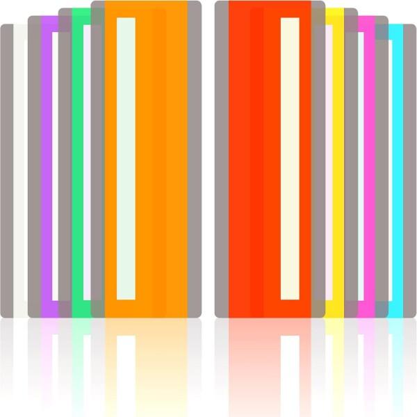 24ピース リーディングトラッカー 読書ガイドストリップ キハラ 子供用カラーオーバーレイ しおり 失読症支援 学生向け 8色セット ポータブルサイズ 教室・自宅用商品コード：49081138516型番：PH-1031カラー：多色24ピース...