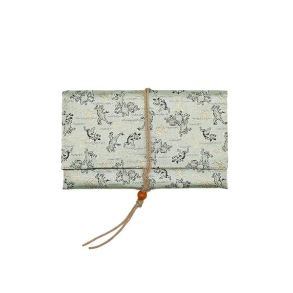 金襴 西陣織 御朱印帳入れ 御朱印帳袋 御朱印帳ケース 御朱印帳カバー 紐 日本製 大判サイズ (鳥獣戯画 若草)商品コード：49081138571型番：GSCカラー：鳥獣戯画 若草色京都西陣織の金襴生地に伝統的な柄を合わせた御朱印帳入れで...