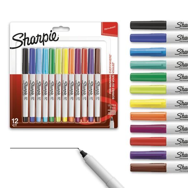 【発売日：2012年12月04日】Sharpie パーマネントマーカー ウルトラファインポイント ブラック 12本組 12-Count商品コード：49081139024型番：37175サイズ：1 Count (Pack of 12)カラー：...