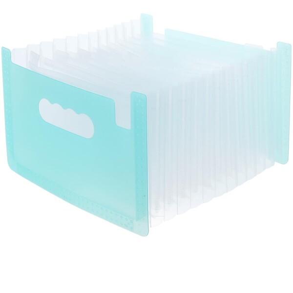 Kisangel レシートホルダー 13ポケット A5 スリムファイルホルダー 書類整理 伝票ホルダー 収納ケース アコーディオンタイプ 書類入れ商品コード：49081139833型番：ME43ZIWG3404Jサイズ：26X25X17CM...