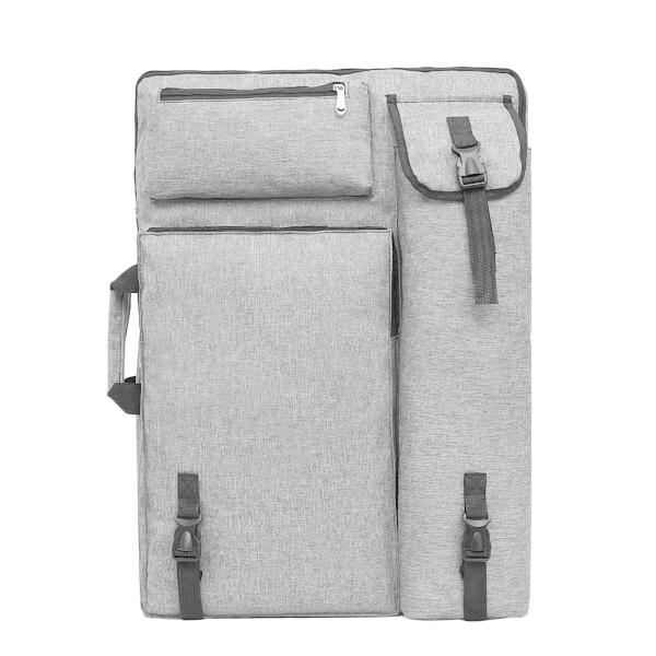 画材バッグ スケッチバッグ 4K 多機能 手提げ 絵画袋 防水 布製 画板袋 大容量 スケッチ紙 美術用品 収納バッグ 学生 大人 携帯便利 リュックサック お洒落 軽量 お出かけ 初心者 男女兼用 グレー商品コード：49081140146...