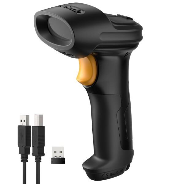 Inateck バーコードリーダー ワイヤレス Bluetooth USB 有線 無線 ??コード ?次元 ?次元 日本語??コード 超長作業時間 液晶読み取り対応、BCST-72黒商品コード：49081140389型番：BCST-72-B...