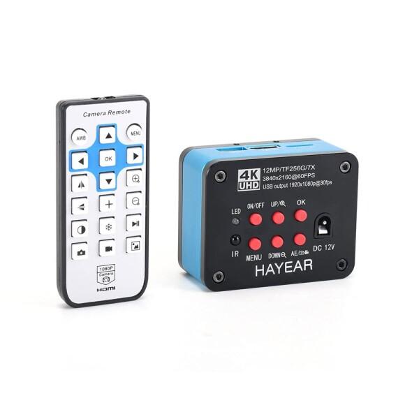 HAYEAR 4K UDH 2160P 1080P HDMI USB 産業用顕微鏡カメラ 機械 PCB ボード CPU修理 はんだ付け用 PCサポート Windows/Mac/Linuxシステム商品コード：49081141582型番：Mic...