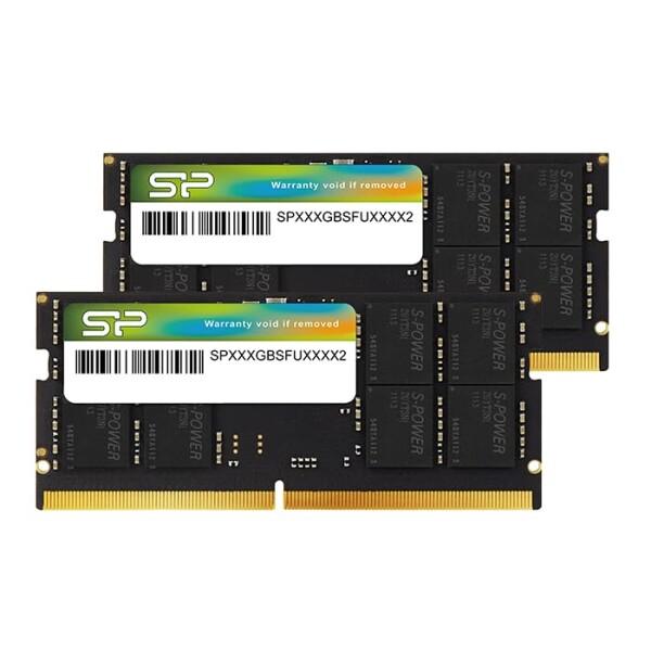 シリコンパワー DDR5 32GB (16GBx2) 4800MHz (PC5-38400) 262ピン CL40 1.1V SODIMM ノートパソコン Non-ECC RAM コンピューターメモリ SP032GBSVU480F22商品コ...