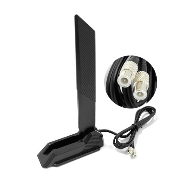 HSSDTECH WiFi7 3バンド アンテナ - 6GHz/5GHz/2.4GHz &amp; Bluetooth MSI 用 Z790/X870/B860/B850/B760対応 電波感度大幅向上 ゲーム/ストリーミングに適合-拡張ア...