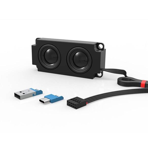 ElecGear 内蔵・外付けUSBコンピュータースピーカー、PCケースマザーボード用9ピンUSBコネクタ、WindowsデスクトップノートパソコンAndroidスマートフォンパッド用追加USBアダプタ商品コード：49081142060型番...