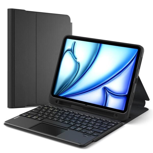 Inateck iPad A16 11世代ケース キーボード付き 着脱可能JIS日本語配列キーボード iPad 10世代、Air 11インチ M4 2026/M3 2025/M2 2024、Air 5/4、Pro 11インチ 4/3/2/1...