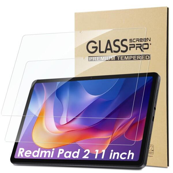 Bighan Xiaomi Redmi Pad 2 11インチ 対応 ガラスフィルム 高硬度9H For Redmi Pad 2 11インチ 液晶保護フィルム 高透過率 高感度タッチ 耐衝撃 指紋防止 簡単貼り付け商品コード：4908114...