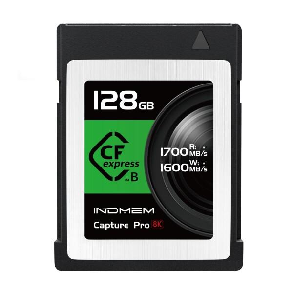 CFexpress Type B メモリーカード 128GB 書き込み速度1600MB/s 読み出し速度1700MB/s 8K録画対応商品コード：49081142498型番：CFE128容量:128GB