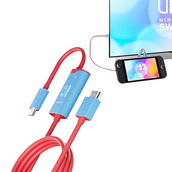 Switch 2用 ドックスイッチ2用ドック switch2用 ドックなし HDMI 4K 60HZ 解像 Type-Cスイッチ ROG ALLY/X/Steam deck/Oled/旧型Switch/EL兼用TVドック HDMI変換/ P...