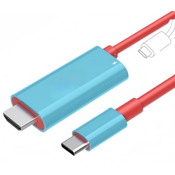 MEEKI Switch 2 ドック Switch交換ケーブルスイッチドック長さ1.8M 4K&amp;1080解像度/HD変換/TVモード type c to hdmi PD 100W 急速充電 テレビ接続出力 小型 遅延なしスイッチノー...