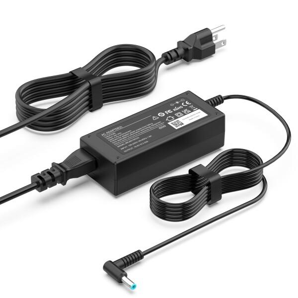 ノートパソコン ACアダプター 65W HP対応 4.5×3.0mm DCプラグ 青い先端 センターピン付き互換品対応 HP ProBook/EliteBook/Pavilion/Envy 19.5V 3.33A 電源アダプター商品コード：...