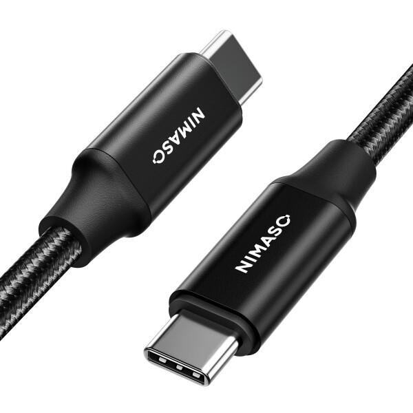 NIMASO USB C Type C ケーブル USB3.2 Gen2 タイプc ケーブル iPhone17 16 15 シリーズ MacBook、iPad mini6、iPad Pro、 google pixel 10 等type c機...