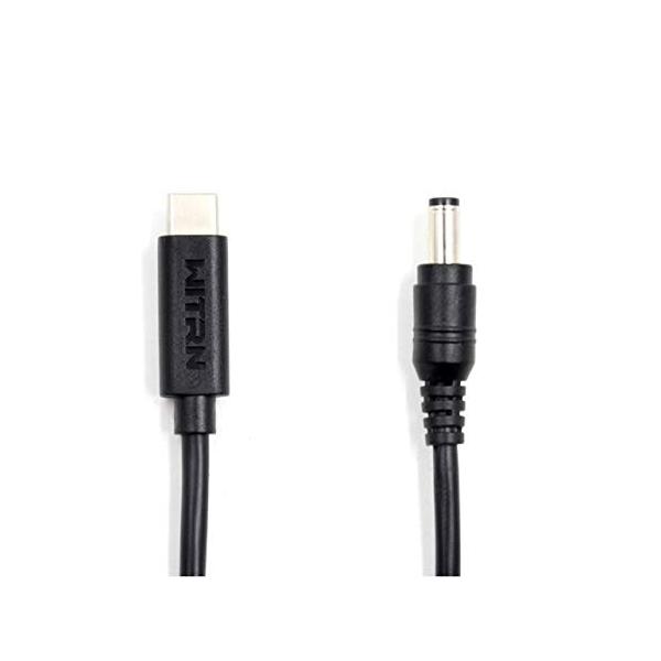 WITRN PDC003 USB-C PD トリガーケーブル 電源ケーブル DCプラグ 5.5mm/2.5 2.1mm 9V 12V 15V 20V (15V)商品コード：49081142746サイズ：1メートル