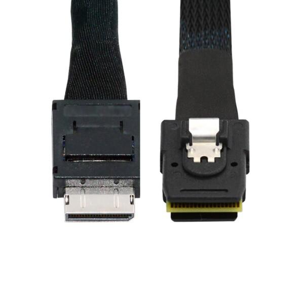 Oculink PCIe 4.0 PCI-Express SFF-8611 4i - SFF-8087 36ピン PCIE スリムライン SSD eGPU データアクティブケーブル 外付けグラフィックカード 50cm商品コード：490811...