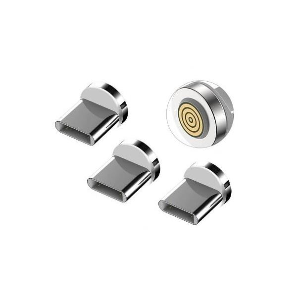 5A USB TYPE-C コネクタ マグネット式充電プラグ 360度回転方向関係なくピタッと瞬間脱着 ホワイト 3個セット商品コード：49081142962型番：Gooing?USB TYPE-C マグネットコネクタ×3個?強力な磁石を採...