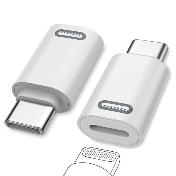 For L-ighting to Type C 変換アダプタ(2個セット) PD35W急速充電/480Mbps高速でデータ転送 イヤホン対応不可 1Phone 15/15 Plus/15 Pro/15 Pro Max/1Pad Airなどの...