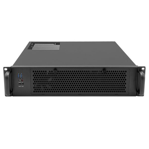 IPCHASSIS MicroATX | Mini-ITX 2U ラックマウント産業用コンピュータケース | サーバーシャーシ | 取り外し可能なクイッククリーンフィルター | 最大6x3.5 HDD | USB3.0商品コード：49081...