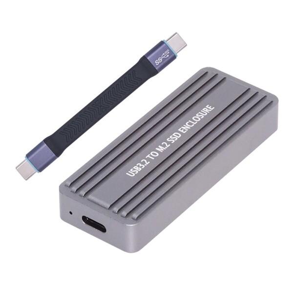 NGFF 20Gbps Type-C USB3.2 USB4 - NVME M-key M.2 NGFF SATA SSD PCBAエンクロージャ 2242/2230mm アダプタ RTL9220 チップセット商品コード：490811434...