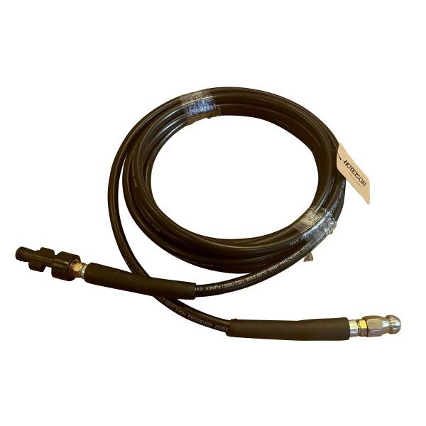 〈HOTEISON〉高圧洗浄機 パイプ洗浄 パイプクリーニング ホース 40MPa 60[度] リョービ 高圧洗浄機用(5.0m)商品コード：49081143769型番：MR-290サイズ：5mカラー：ブラックリョービ高圧洗浄機用　パイプク...