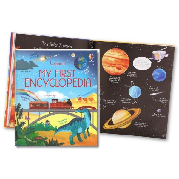 イギリスの子ども百科事典 英語図鑑 英語絵本｜Usborne My First Encyclopedia｜理科・地理・歴史を英語で学ぶ｜小学生〜商品コード：49081145107型番：US0002【インターナショナルスクール向け英語教材を長...