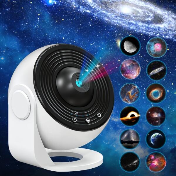 プラネタリウム 家庭用 本格的 大人 子供 寝かしつけ ホーム スター プロジェクター 天井投影 Galaxy 星空投影ランプ 360°回転 Type-C給電 ナイトライト 癒し系 プレゼント 快眠グッズ クリスマス プレゼント商品コード：...
