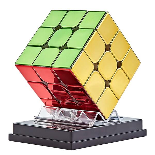 マジックキューブ 磁石キューブ  魔方 競技用キューブ 立体パズル 回転スムーズ プロ向け 達人向け 知育玩具 (メタリック 3x3)商品コード：49081145308型番：FV-MEI-Cサイズ：5.6x5.6x5.6カラー：メタリック ...