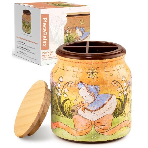 ピースリラックス(PieceRelax) 96ピース 小物入れパズル(10X10X11cm) プラ製 3D立体 プレゼント交換 ハロウィン パーティー 飾り(BB1050)商品コード：49081145386型番：BB1050サイズ：96カラ...